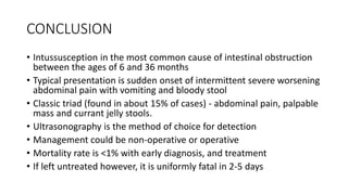 Intussusception - A Comprehensive Presentation | PPTX