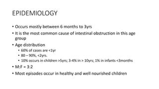 Intussusception - A Comprehensive Presentation | PPTX