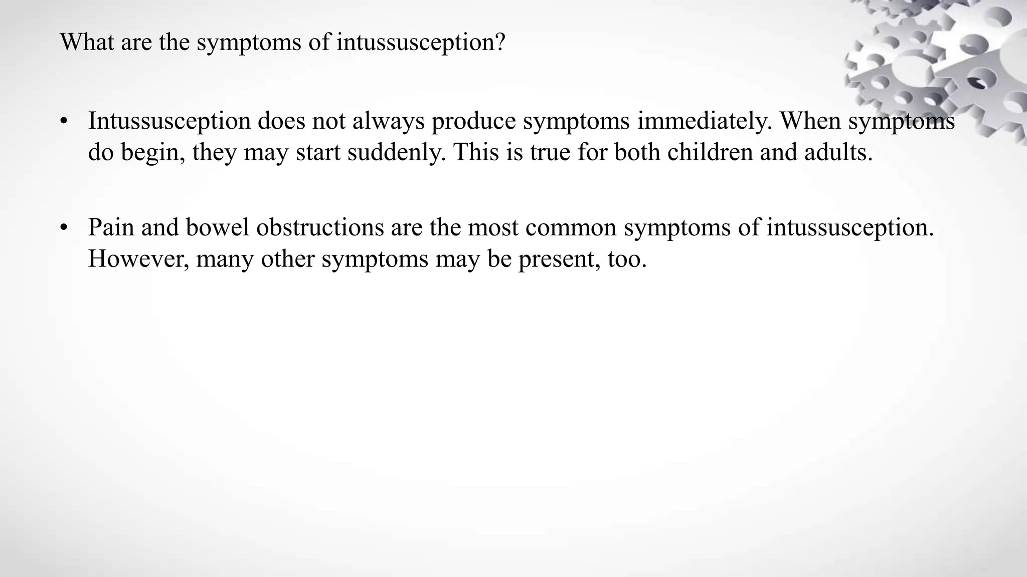 INTUSSUSCEPTION.pptx, introduction to the pathologies of the git | PPTX