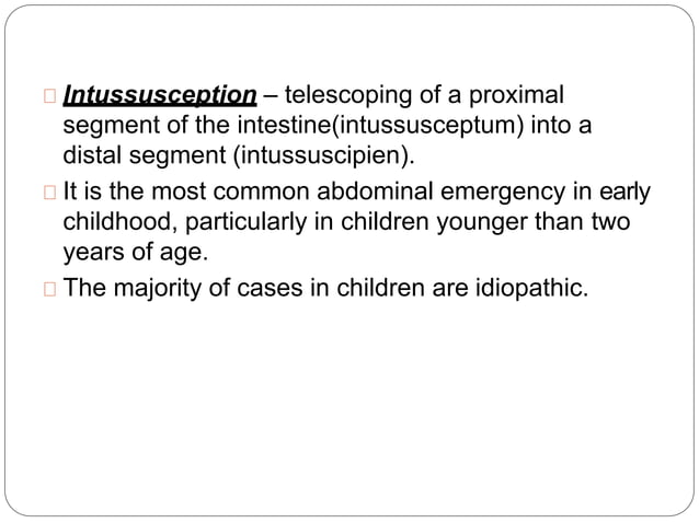 GI obstructive condition -Intussusception.pptx