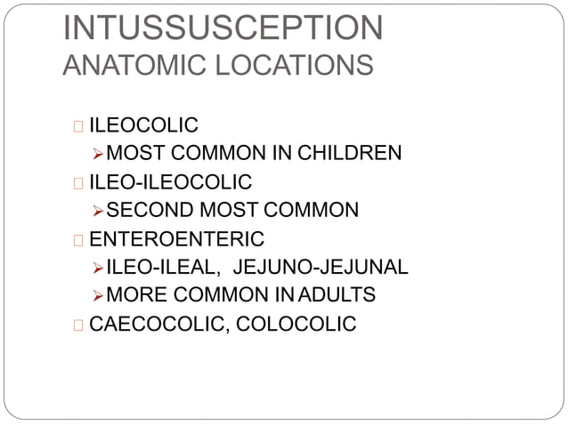 GI obstructive condition -Intussusception.pptx