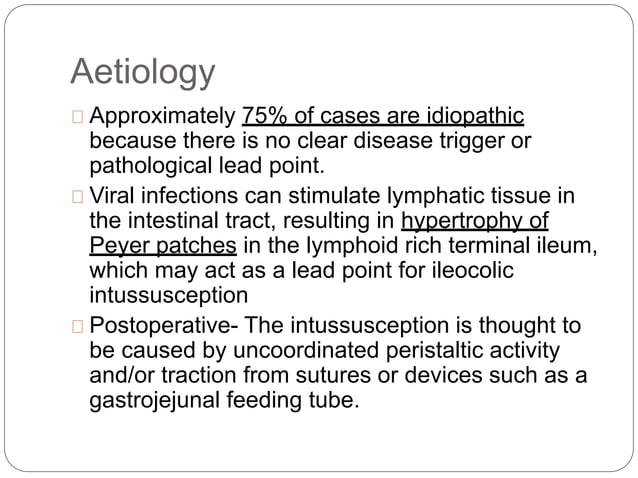 GI obstructive condition -Intussusception.pptx