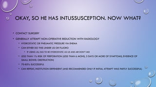 Intussusception in pediatric emergency medicine | PPTX