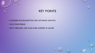 Intussusception in pediatric emergency medicine | PPTX