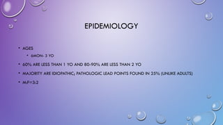 Intussusception in pediatric emergency medicine | PPTX