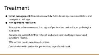 Intussusception - 4th year MBBS GENERAL SURGERY TOPIC | PPTX