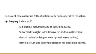 Intussusception - 4th year MBBS GENERAL SURGERY TOPIC | PPTX
