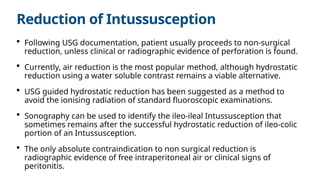 Intussusception case presentation radiology | PPTX