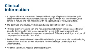 Intussusception case presentation radiology | PPTX