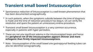 Intussusception case presentation radiology | PPTX