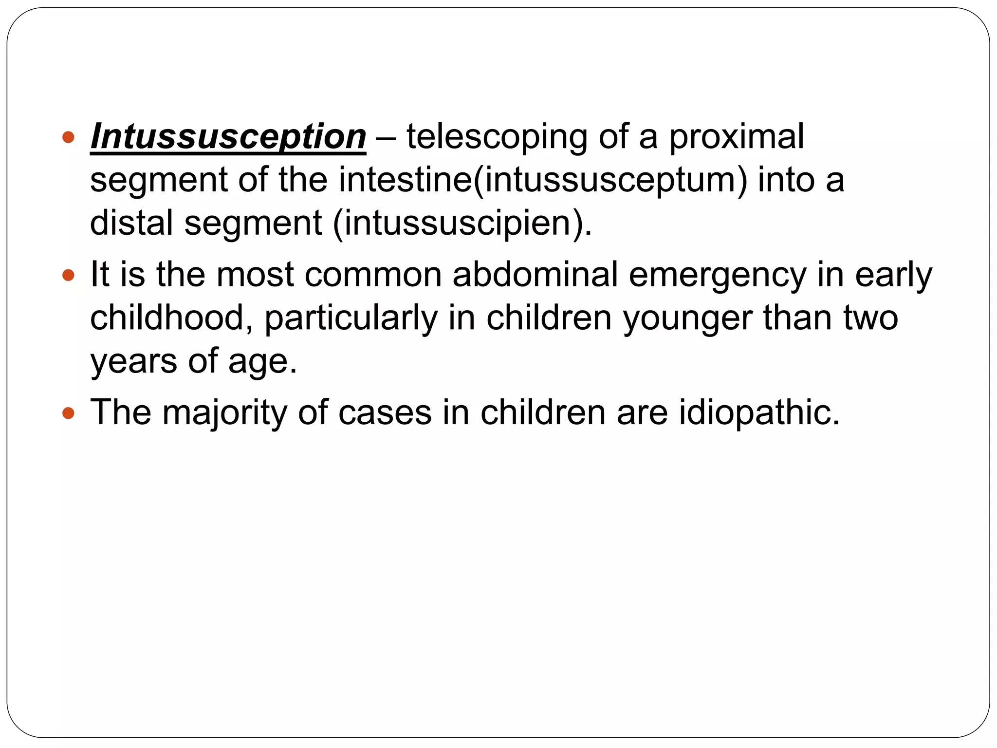 Intussusception (2) | PDF