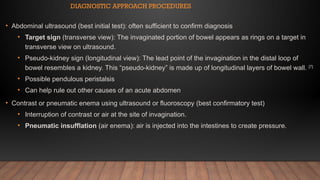 Basic on intussusception Pediatrics note | PPT