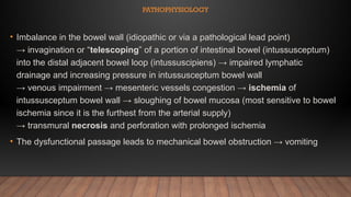 Basic on intussusception Pediatrics note | PPT