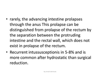 Intussusception by zinu | PPTX