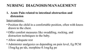 Nursing management of children with intussusception | PPTX