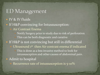 Intussusception power point | PPT
