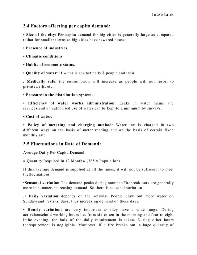 Intze tank design | PDF | Civil Engineering Industry | Industries