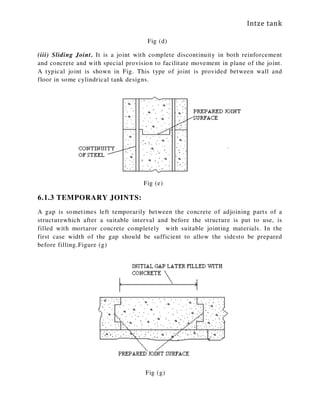 Intze tank design | PDF
