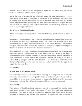 Intze tank design | PDF