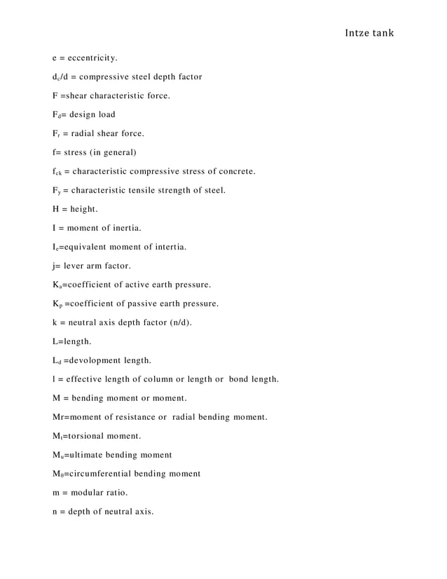 Intze tank design | PDF | Civil Engineering Industry | Industries