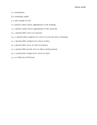 Intze tank design | PDF