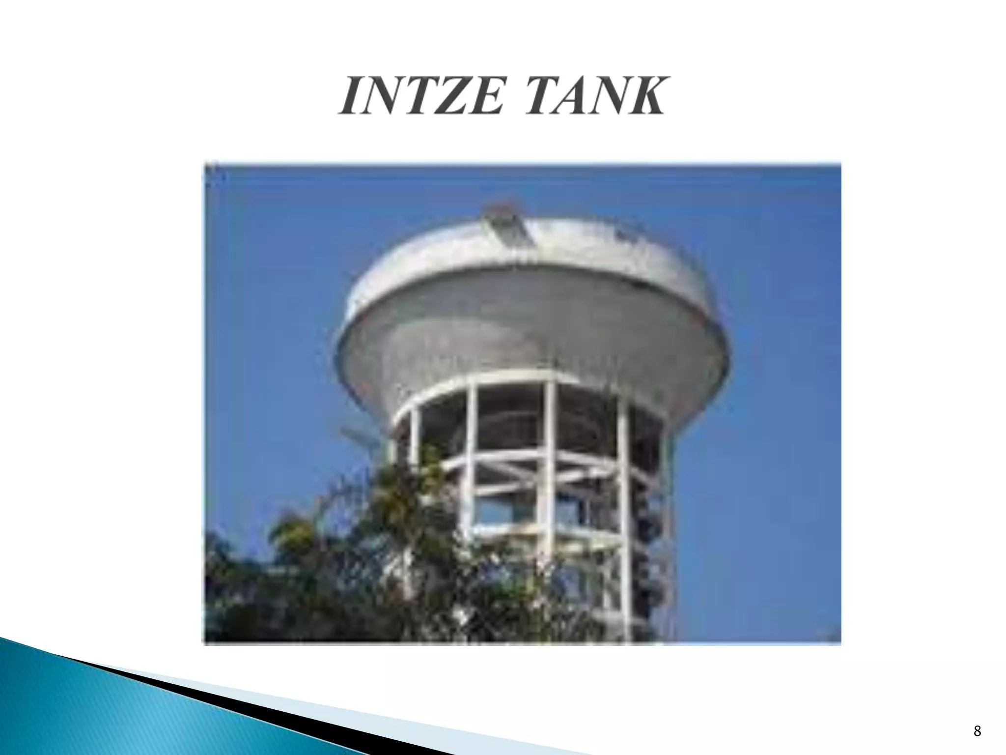 Intze tank design | PPTX