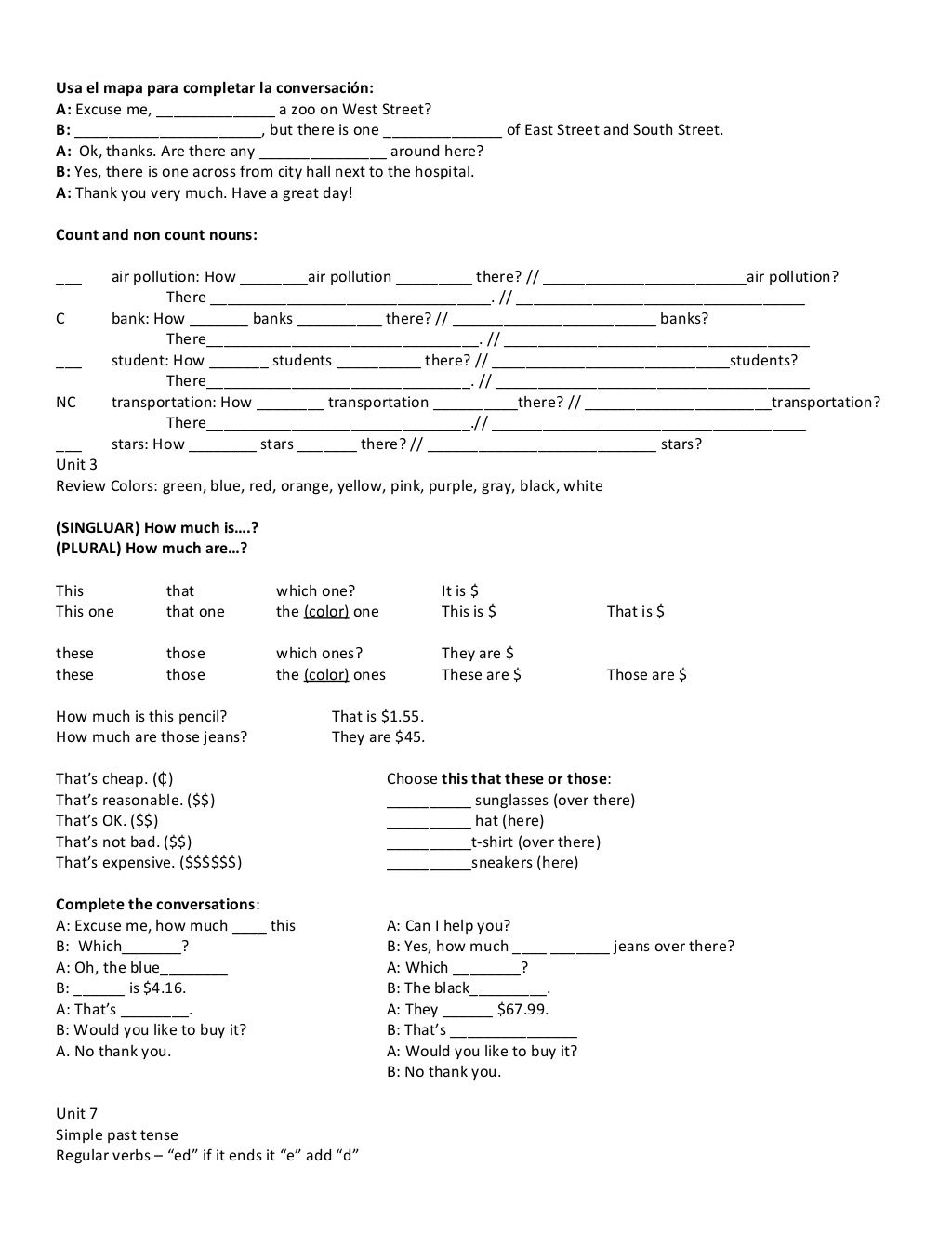Basic English Review Sheet basic-english-review-sheet