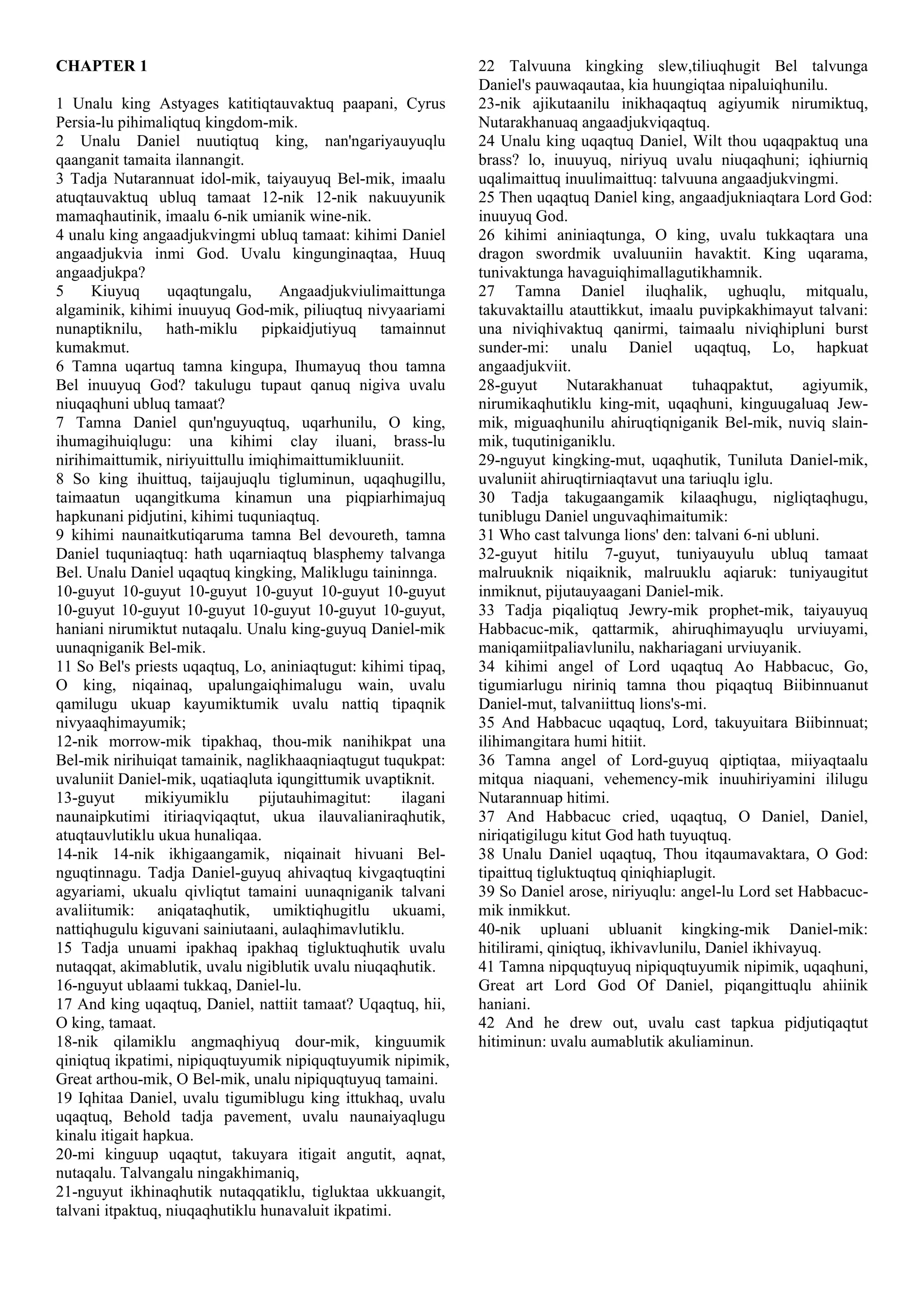 Inuinnaqtun - Bel and the Dragon.pdf