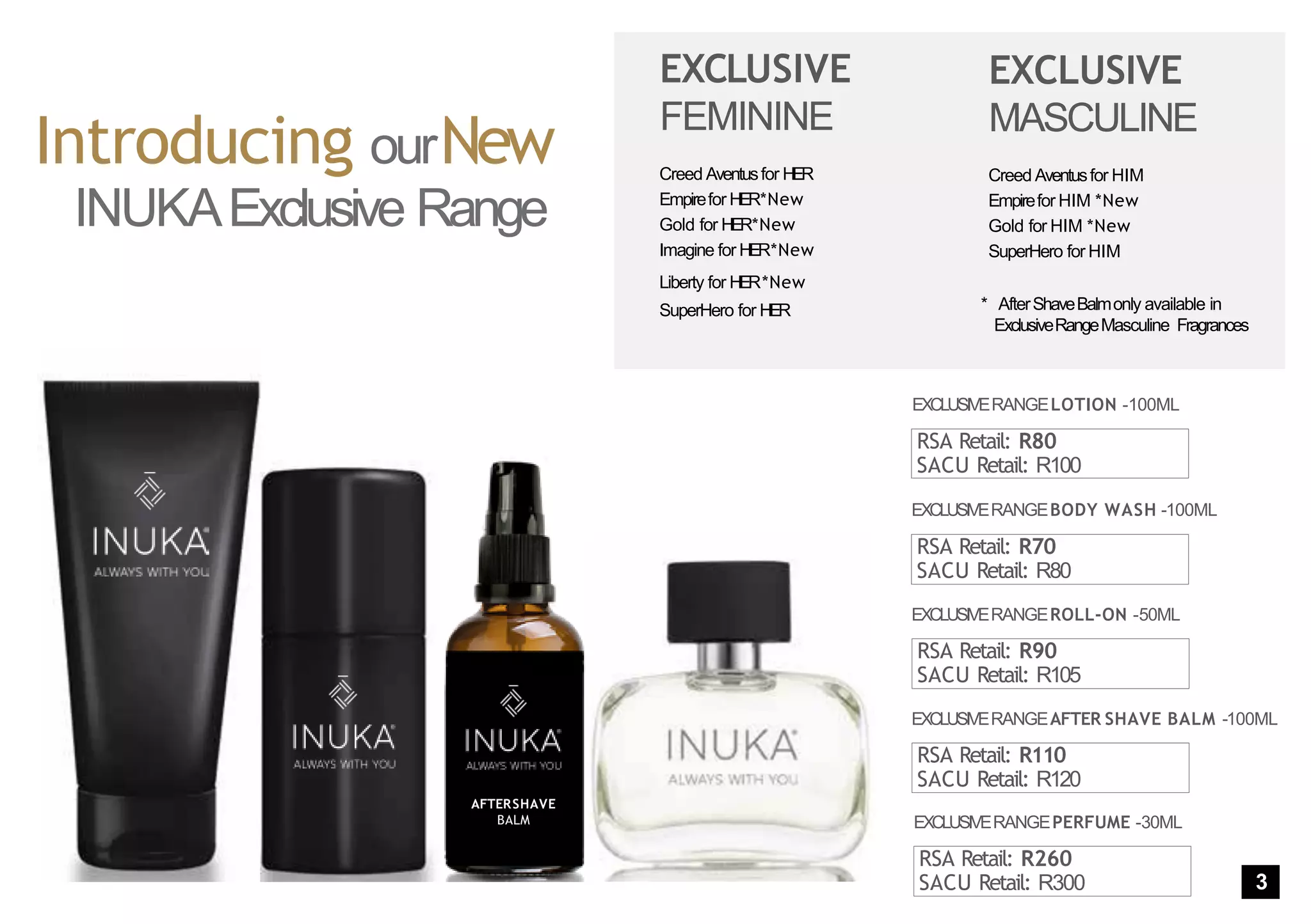 INUKA FRAGRANCES PRODUCT BROCHURE BY SUE LEONARD | PDF