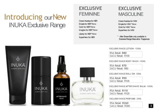 INUKA FRAGRANCES PRODUCT BROCHURE BY SUE LEONARD | PDF