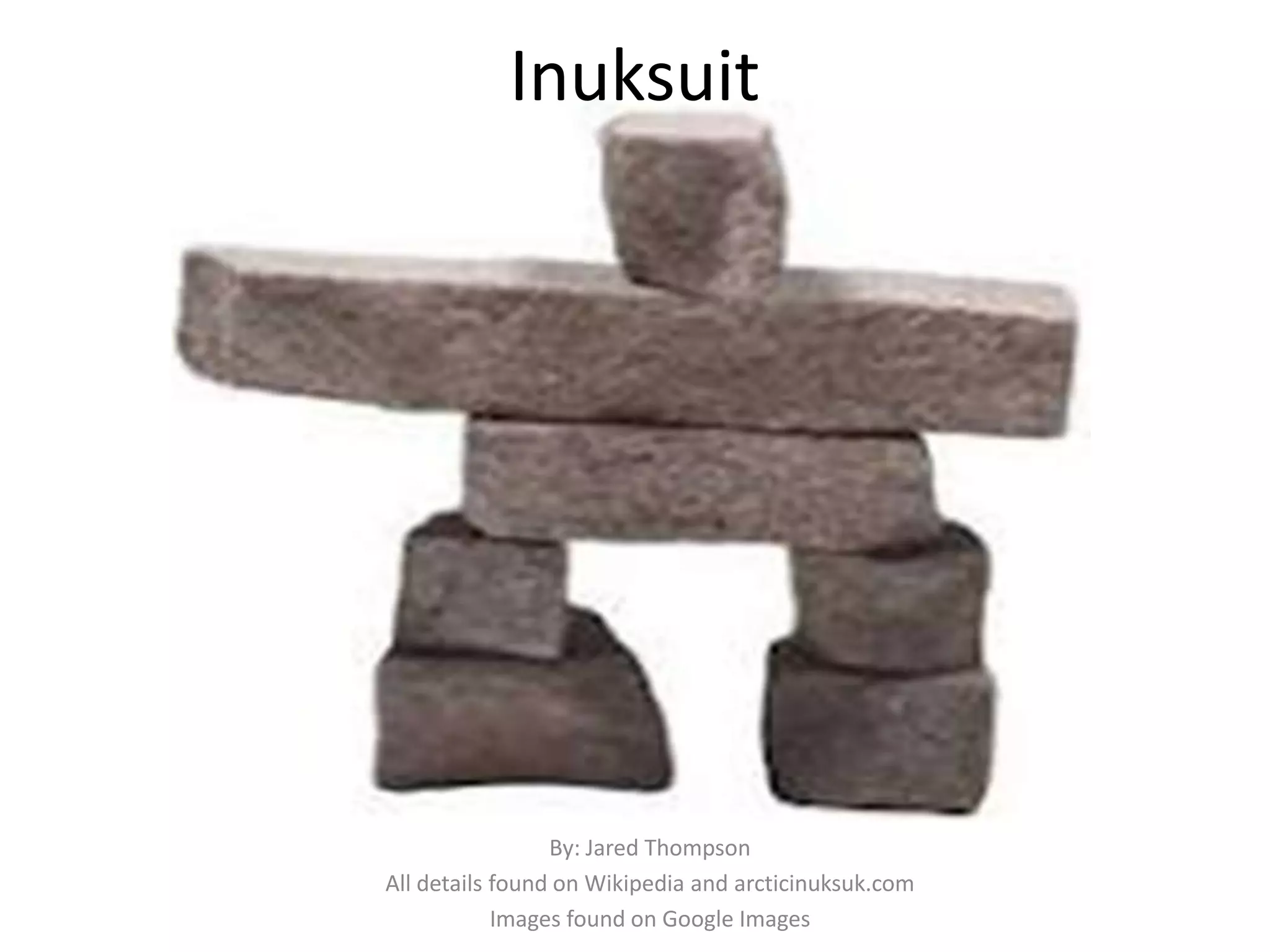 Inuksuit | PPT