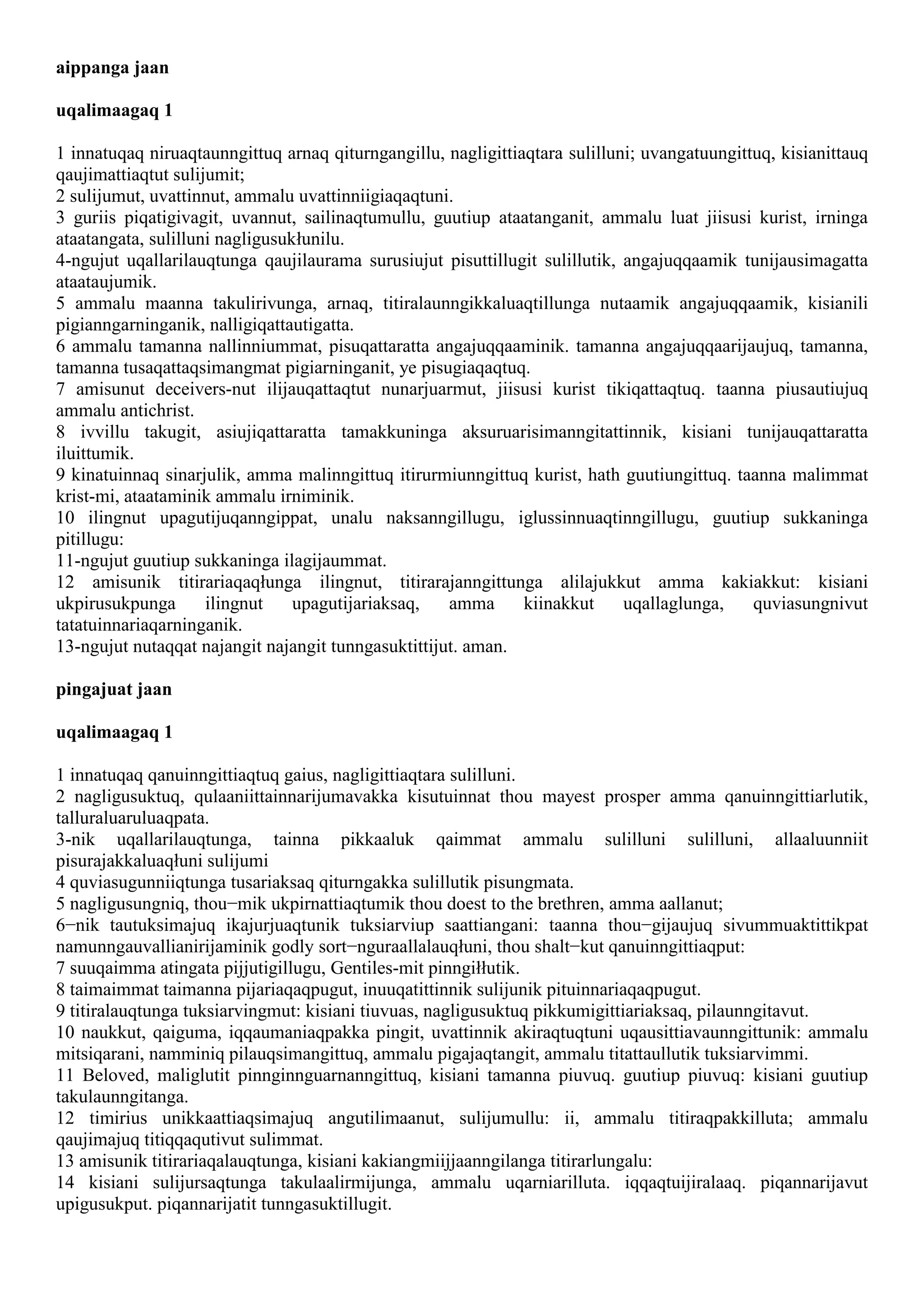 Inuktitut (Latin) - Second and Third John.pdf