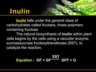 Inulin | PPT