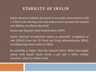 Inulin one step towards healthy lifestyle | PPT