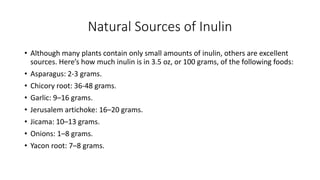 Inulin and its Extraction Methods | PPT