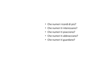 I numeri in italiano | PPT