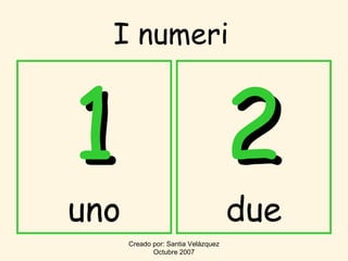 I numeri italiani | PPT
