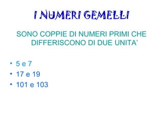 I numeri primi | PPT