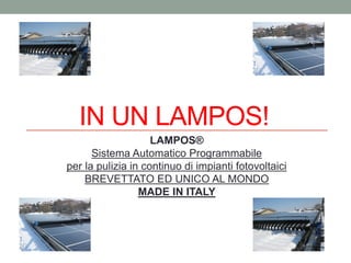 In un lampos® fast | PPT