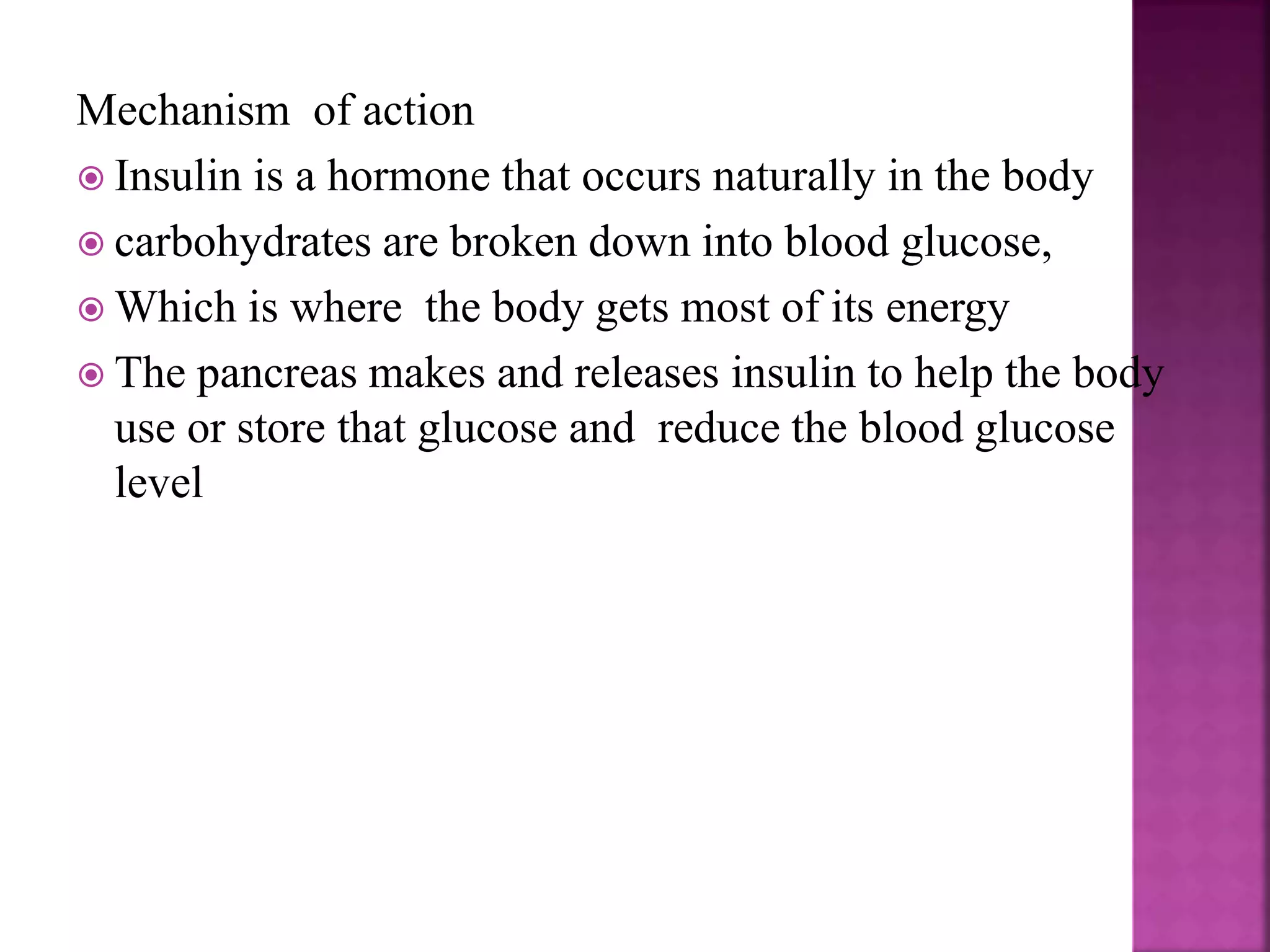 Insulin | PPTX