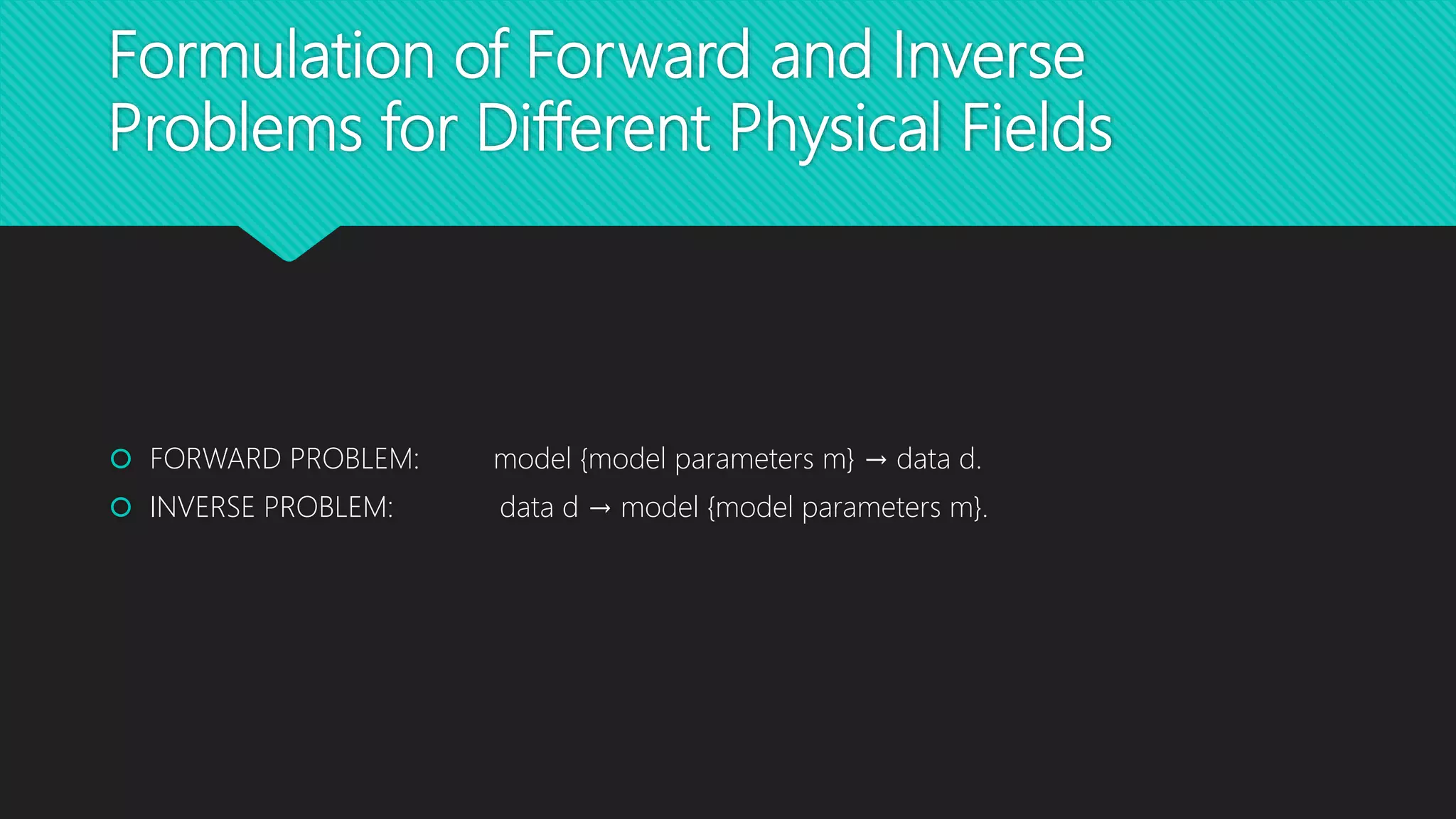 inverse theory and inversion of seismic | PPTX