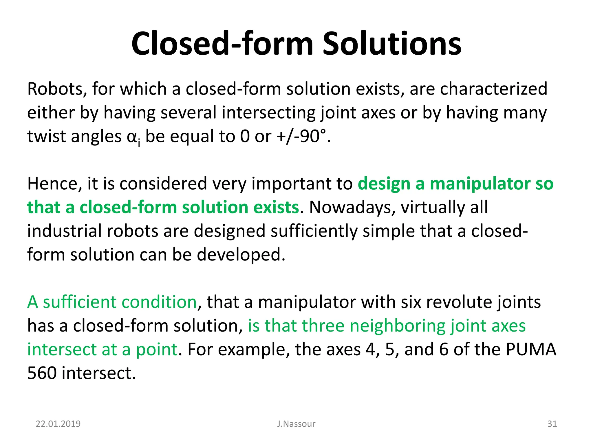 inverse kinematics of robotic manipulators | PDF | Physics | Science