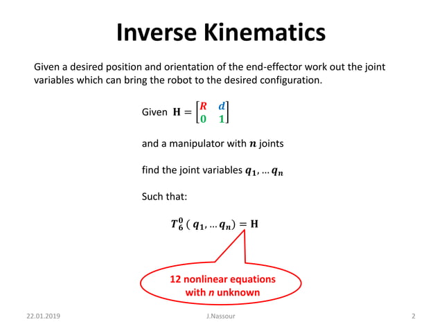 inverse kinematics of robotic manipulators | PDF | Physics | Science