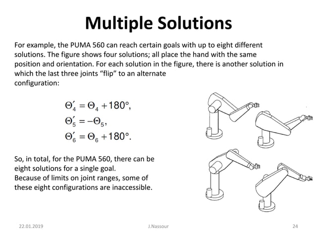 inverse kinematics of robotic manipulators | PDF | Physics | Science