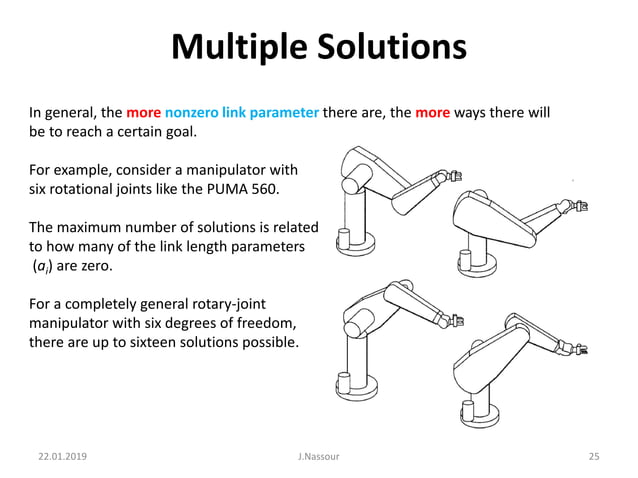 inverse kinematics of robotic manipulators | PDF | Physics | Science