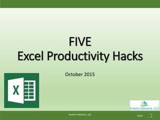 Five Excel Productivity Hacks | PDF