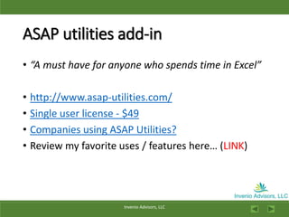Five Excel Productivity Hacks | PDF