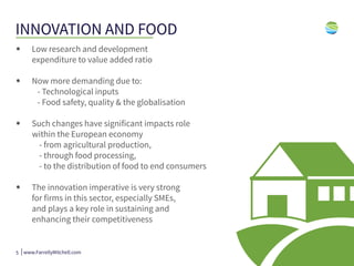 Innovation in Food SMEs | PPT