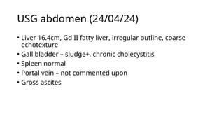 Inv 16 Sep for bedside case presentation | PPTX