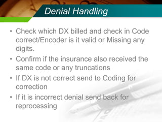 Denial series _ Invalid DX & CPT | PPT